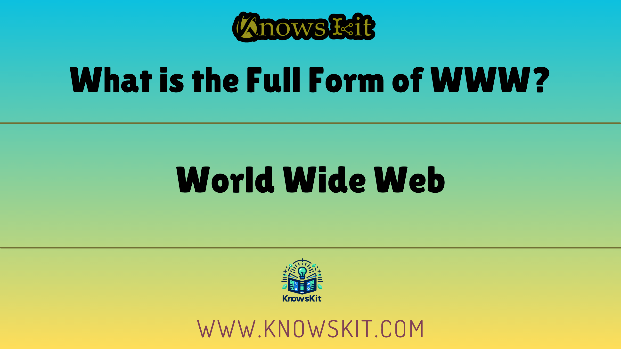 What Is The Full Form Of WWW